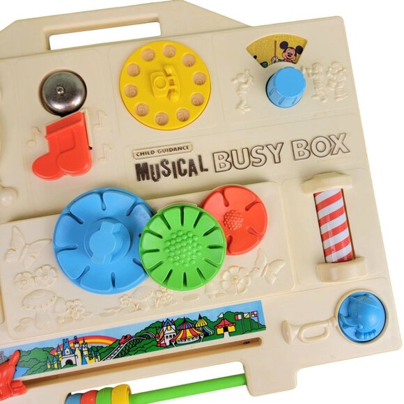 Vintage | Toys | Vintage 977 Musical Busy Box Child Toy Mickey 7s ...